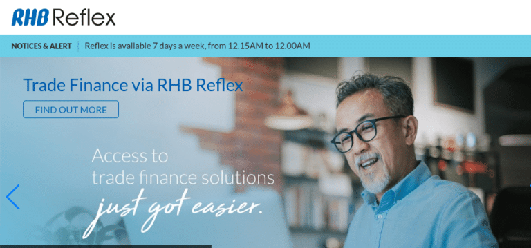 Login RHB Reflex - reflex.rhbgroup.com